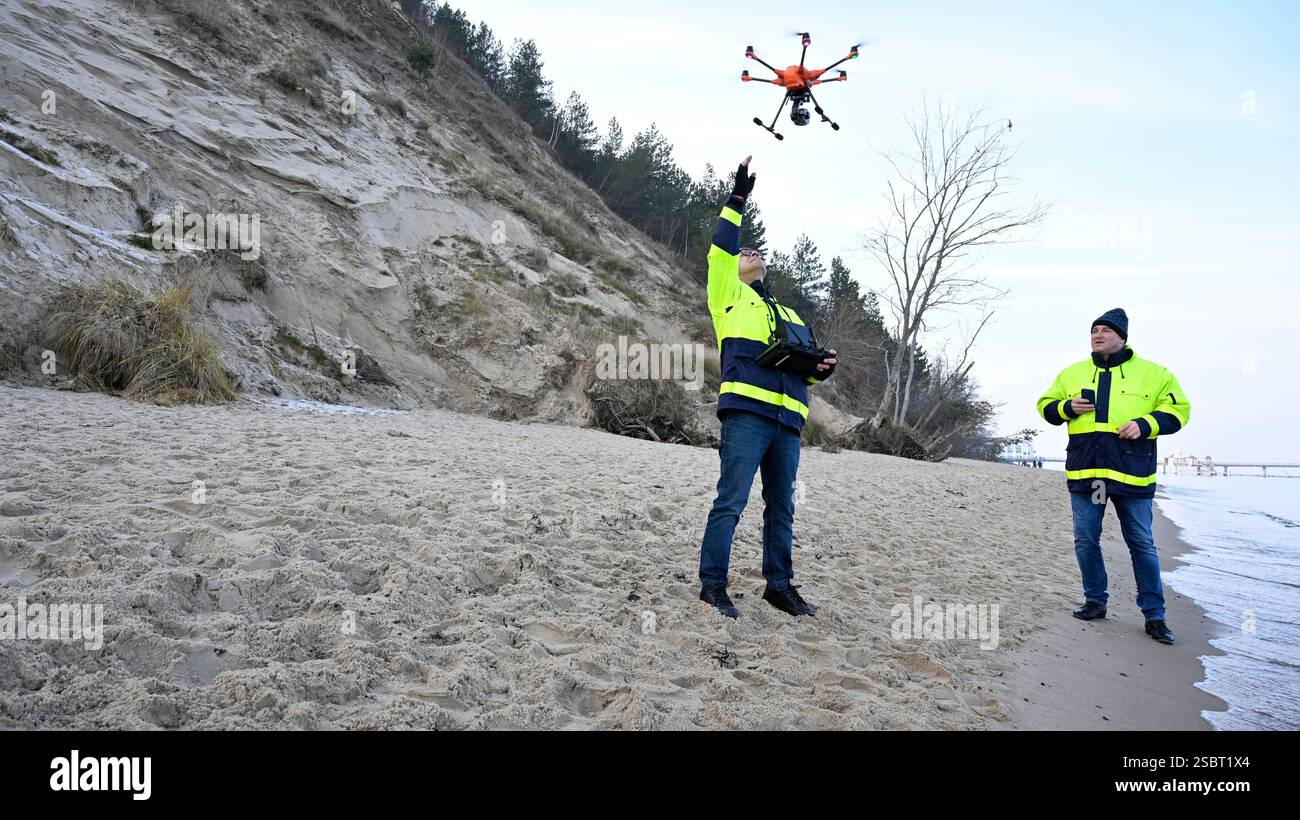 04 February 2025, Mecklenburg-Western Pomerania, Sellin: Dieter Teetz ...
