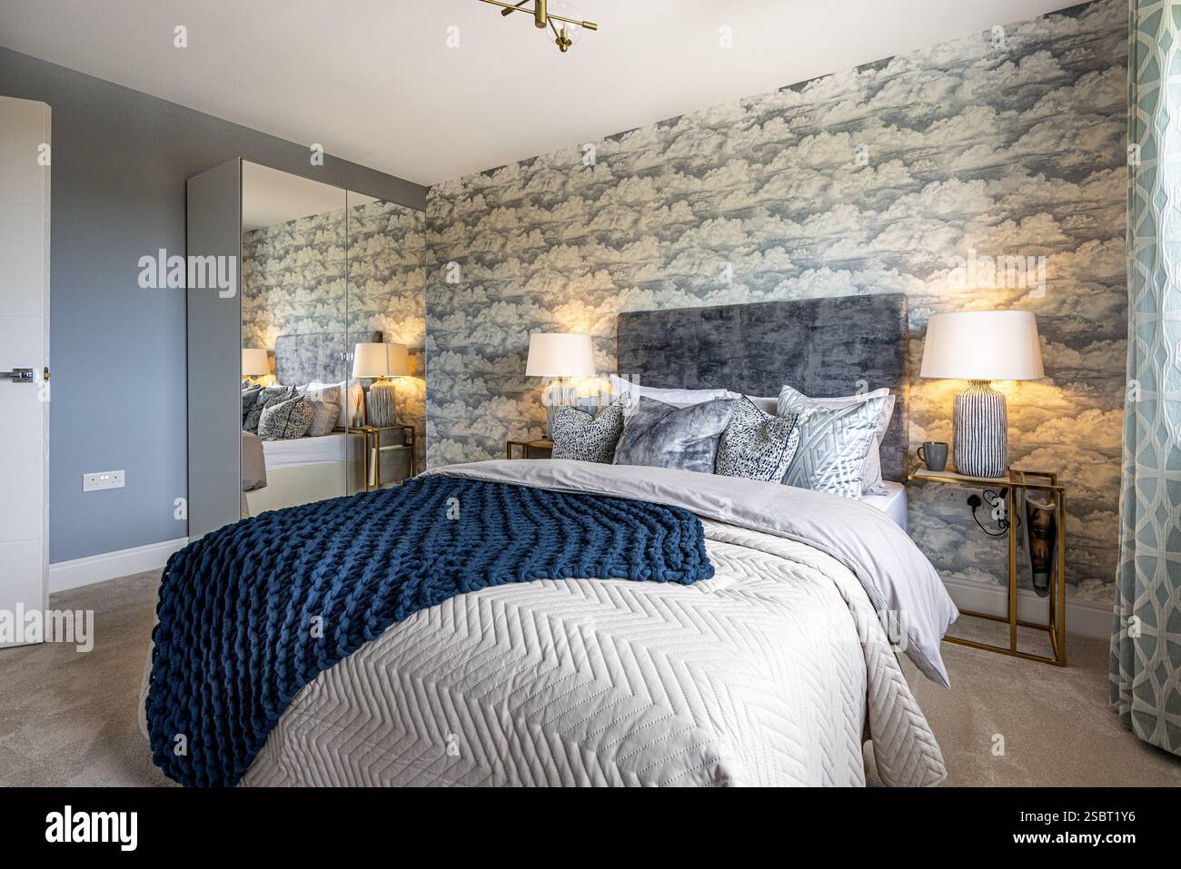 Residential developer home interior Stock Photo - Alamy