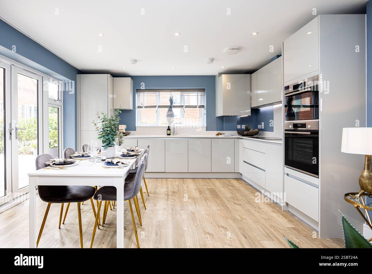 Residential developer home interior Stock Photo - Alamy