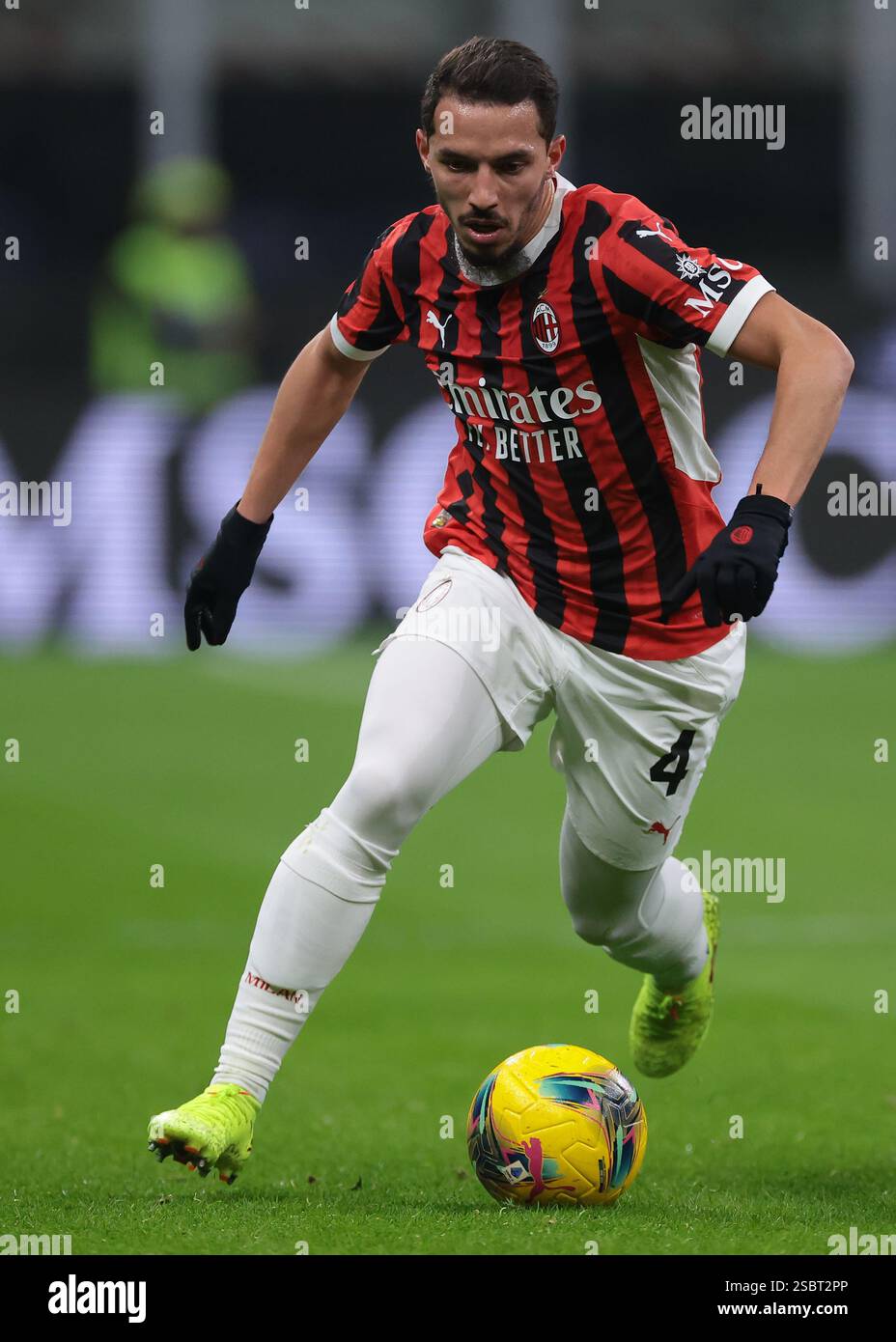 Milan, Italy. 2nd Feb, 2025. Ismael Bennacer of AC Milan during the ...