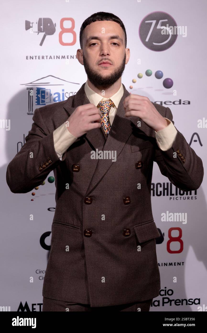 Anton Alvarez, Aka C. Tangana attended 'the CEC 80 Awards' Photocall at Palacio de la Prensa ...