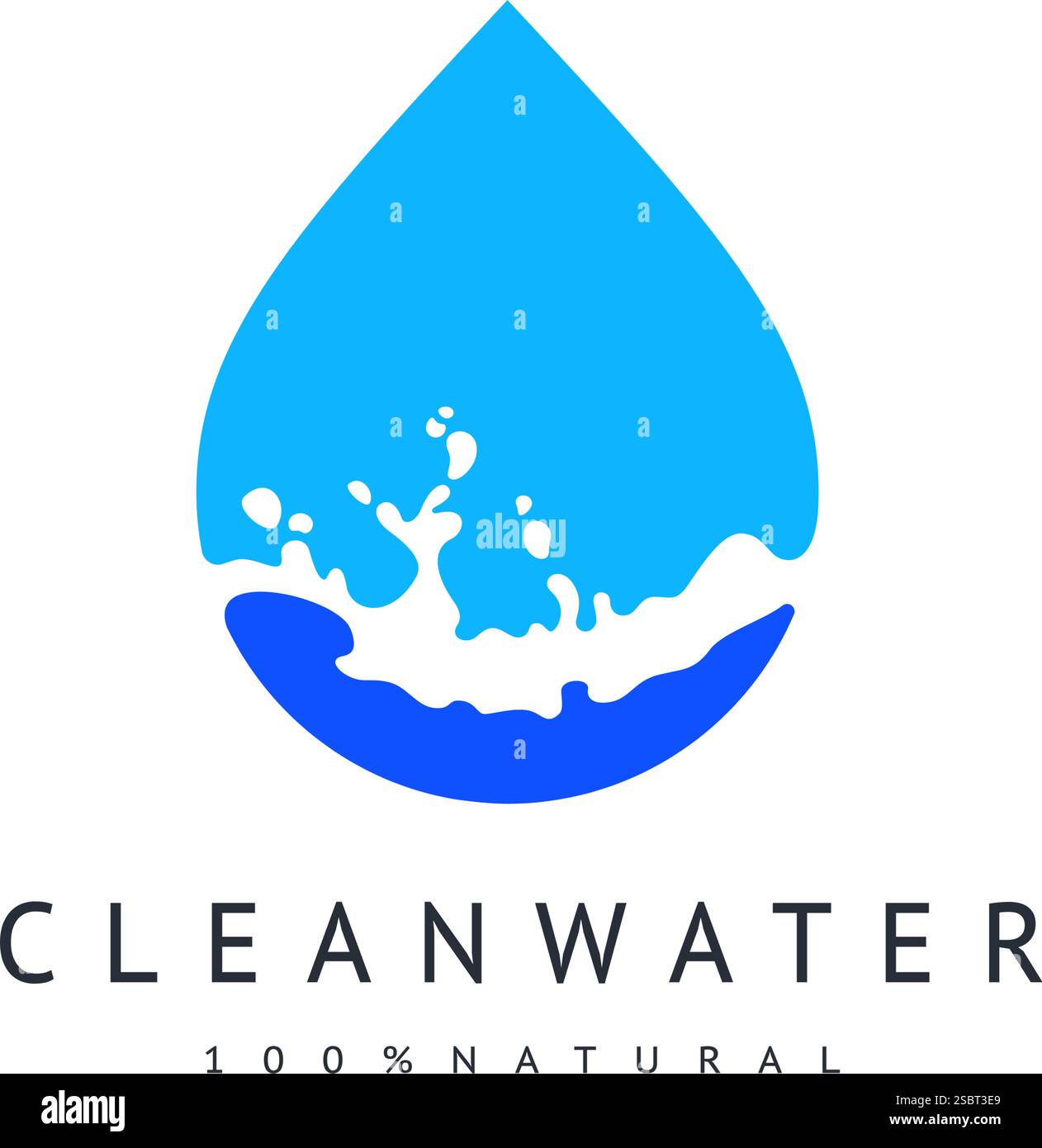 Water drop icon, can be used for logo or brand name, vector ...