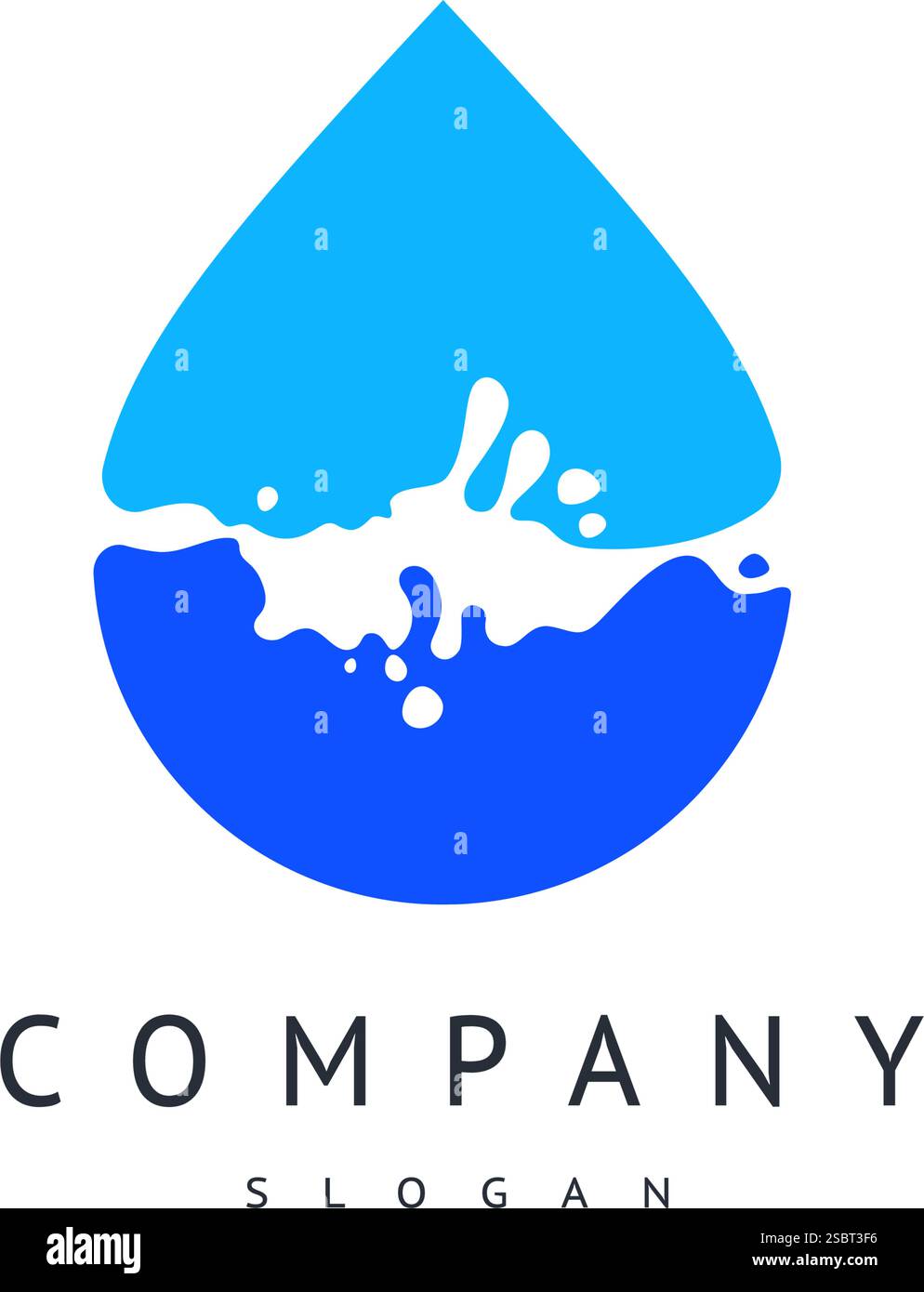 Water drop icon, can be used for logo or brand name, vector ...