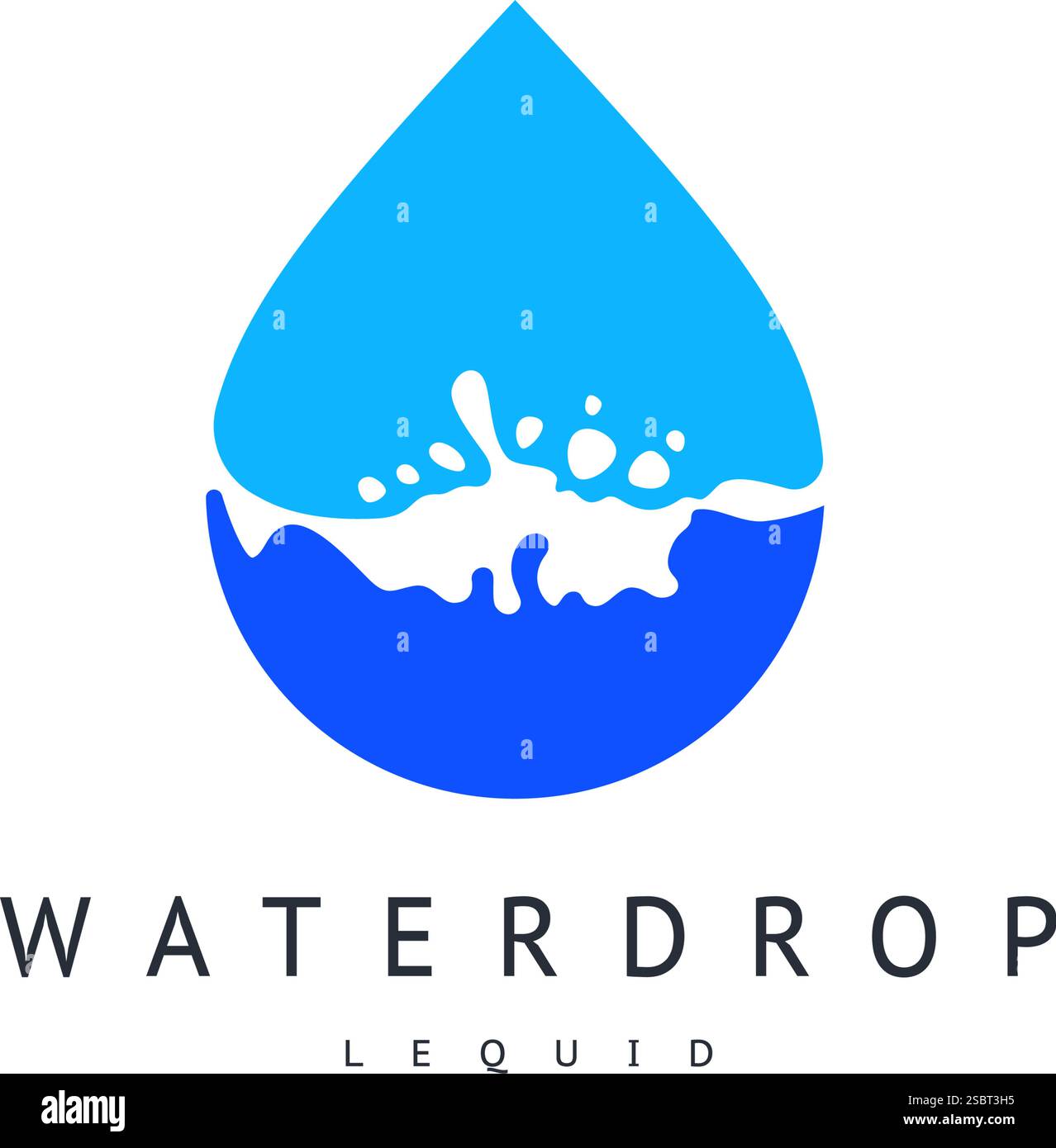 Water drop icon, can be used for logo or brand name, vector ...