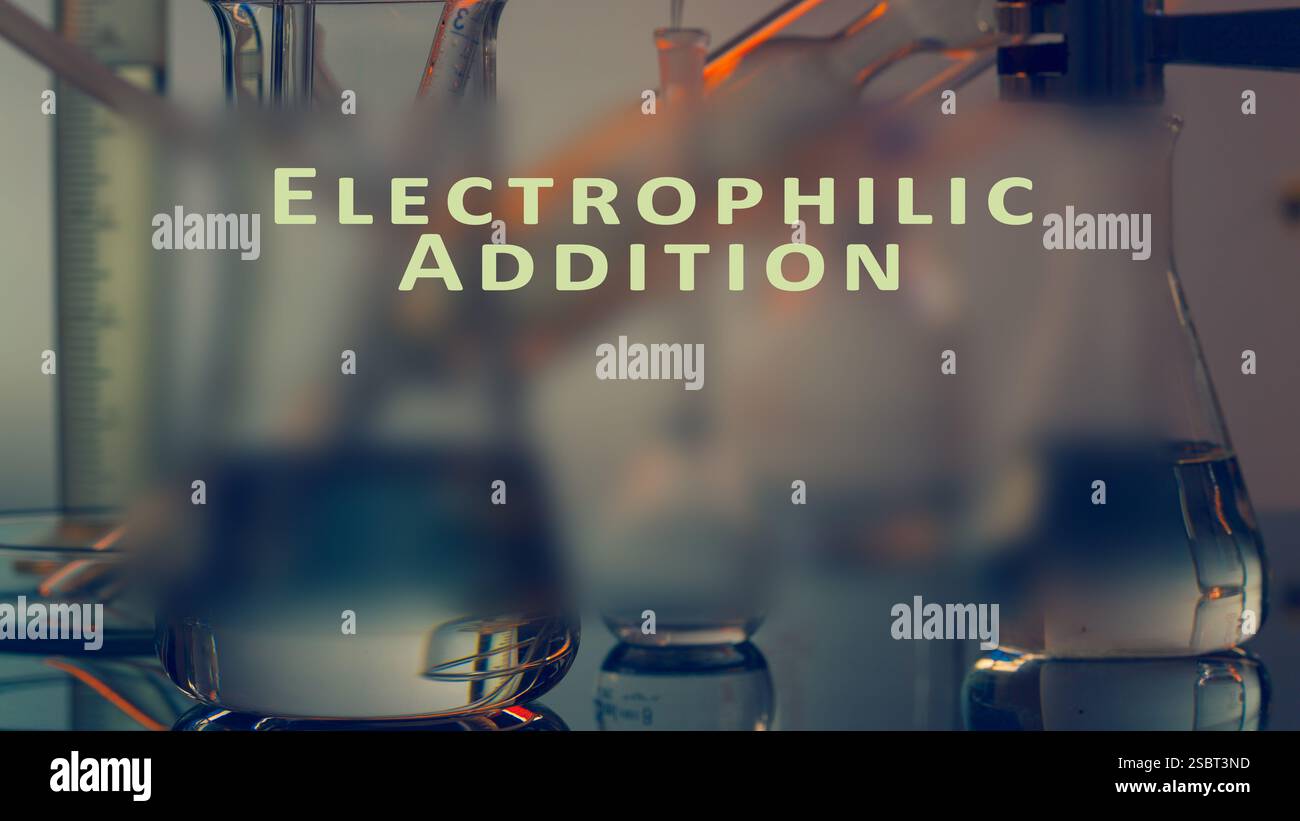 Electrophilic Addition A reaction where an electrophile adds to a ...