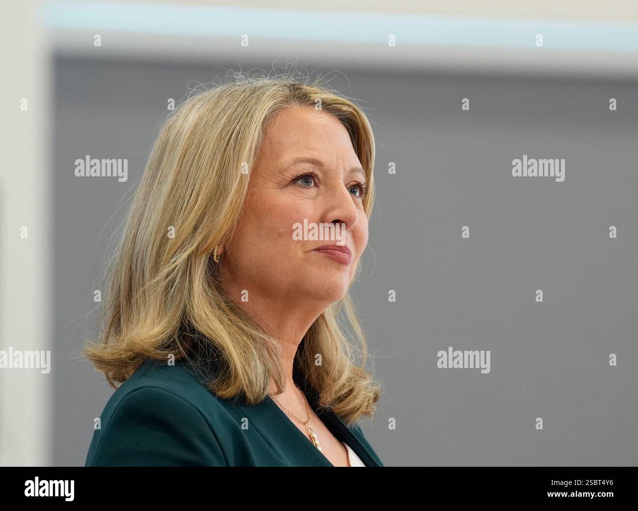 Ottawa, Canada. 04th Feb, 2025. Ontario NDP Leader Marit Stiles is ...