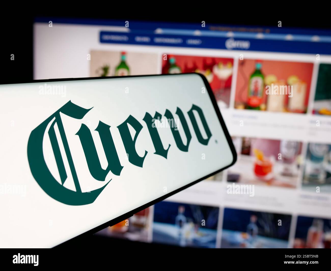 In this photo illustration, a mobile phone with the logo of Mexican ...