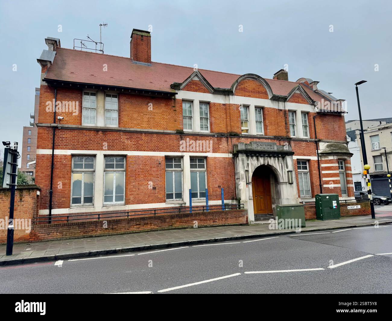 Albert Road Police Station, North Woolwich Stock Photo - Alamy
