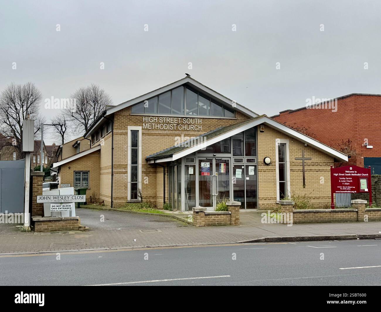 High St South Methodist Church, East Ham Stock Photo - Alamy