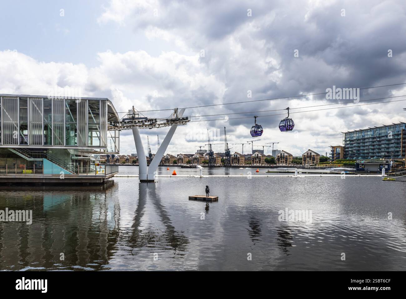 IFS Cloud Royal Docks. Modern Waterfront with Iconic Architecture and ...