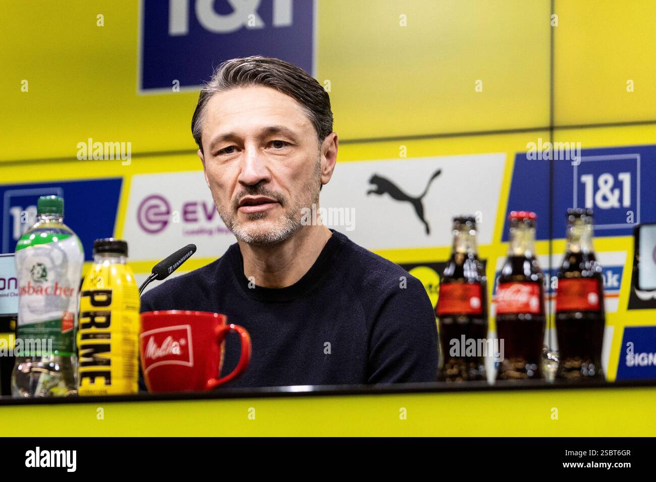 Dortmund, Deutschland. 04th Feb, 2025. Niko Kovac (Borussia Dortmund, Cheftrainer) Vorstellung ...