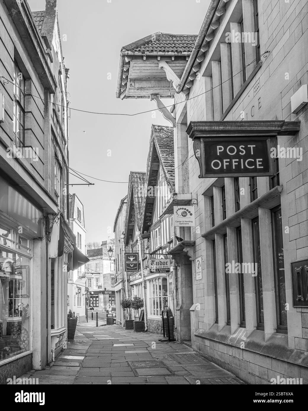 Sign post shopping Black and White Stock Photos & Images - Alamy