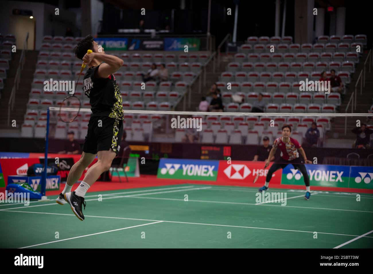 Nhat Nguyen (Ireland) competes against Koki Watanabe (Japan) in men's ...