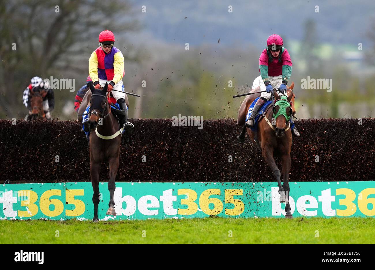 Palawan Du Mazet ridden by Philip Armson (right) on their way to ...