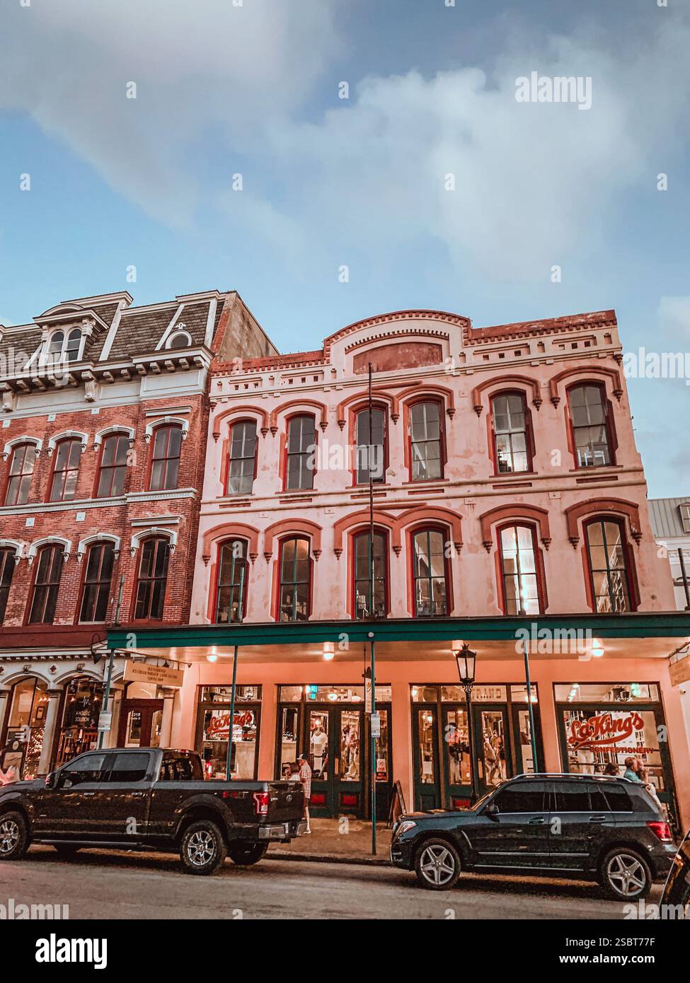 old world architecture 1800s, galveston texas Stock Photo - Alamy