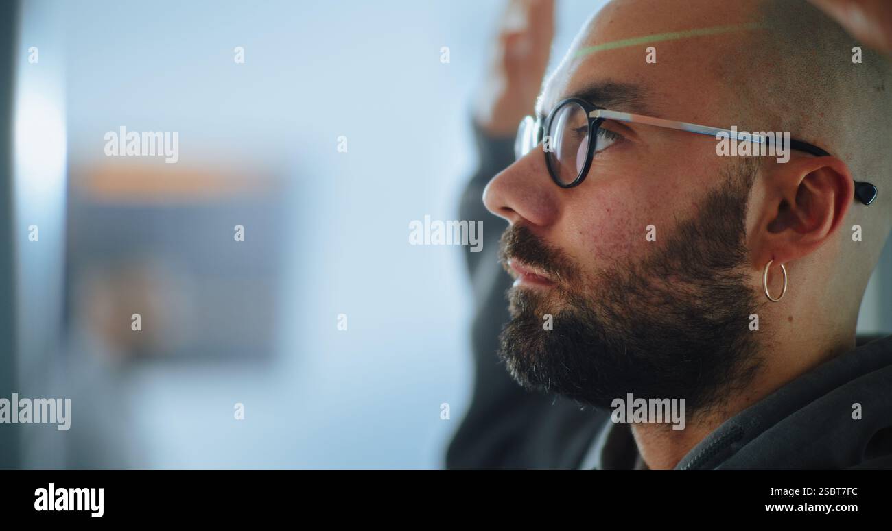 TSA Security Checkpoint in Airport Terminal: Close Up of Passengers ...