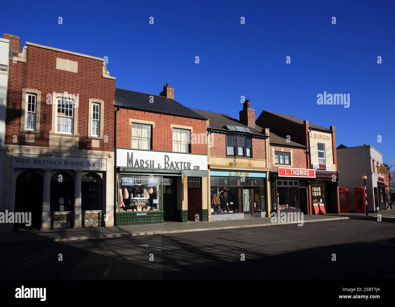 Recreated 1940's -1960's street at the Black country living museum ...