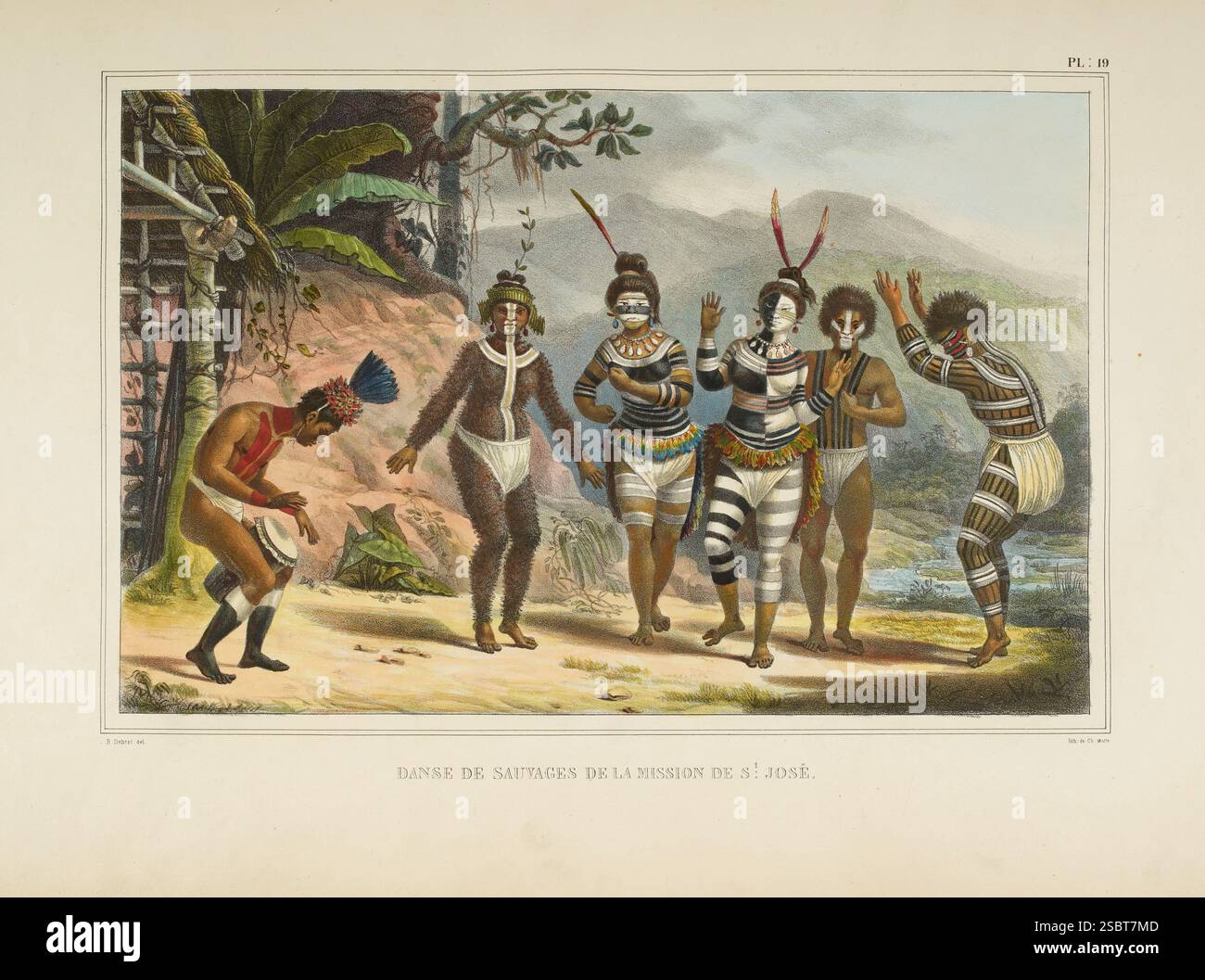 Brazilian Indigenous dance troop from de Sao Jose Mission. The dancers ...