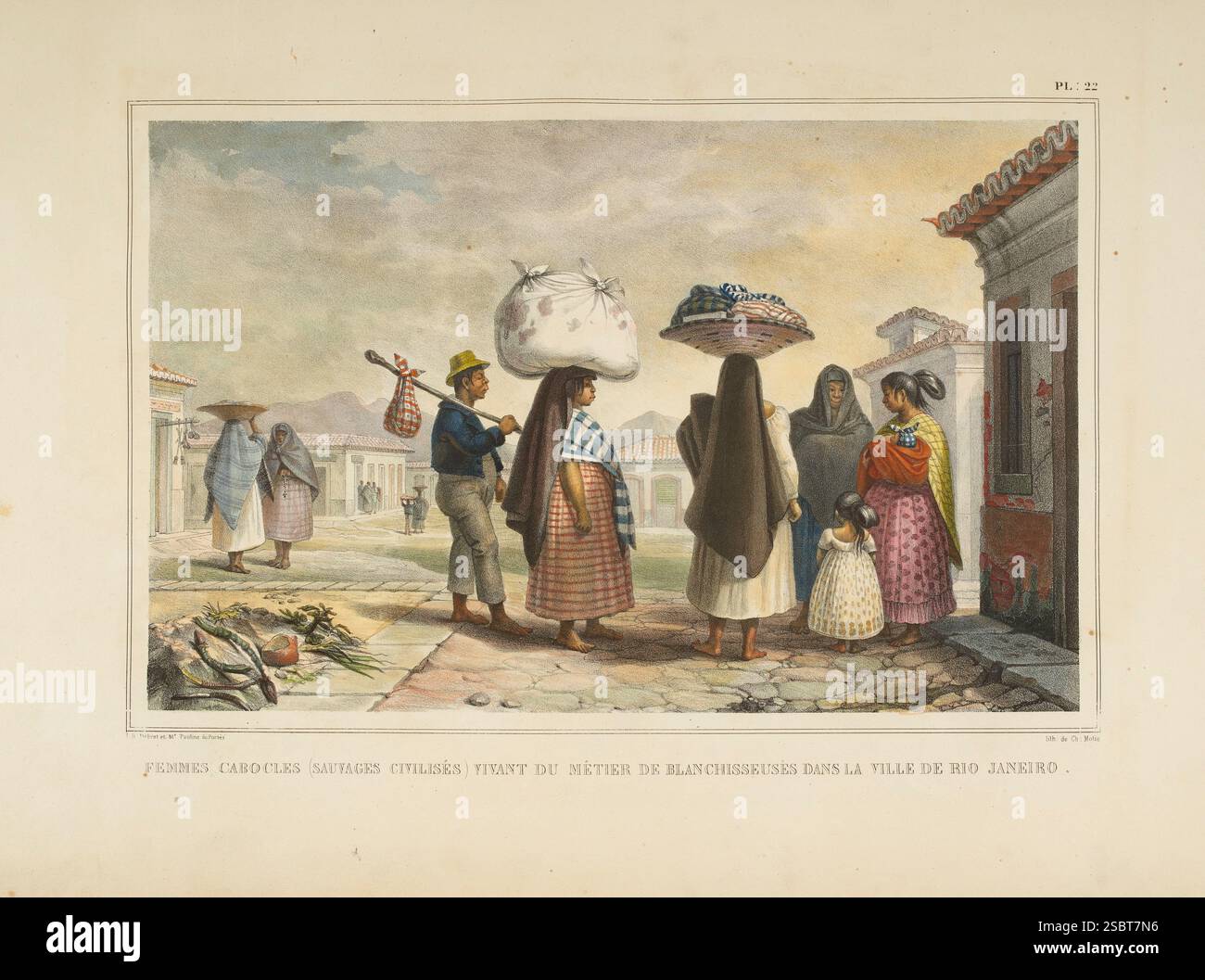 Brazilian Indigenous Woman working doing laundry in Rio de Janeiro ...