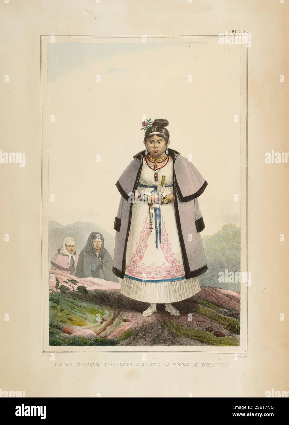 Brazilian Indigenous Colonised (Civilized (sic!) ) Gouaranis woman, in ...