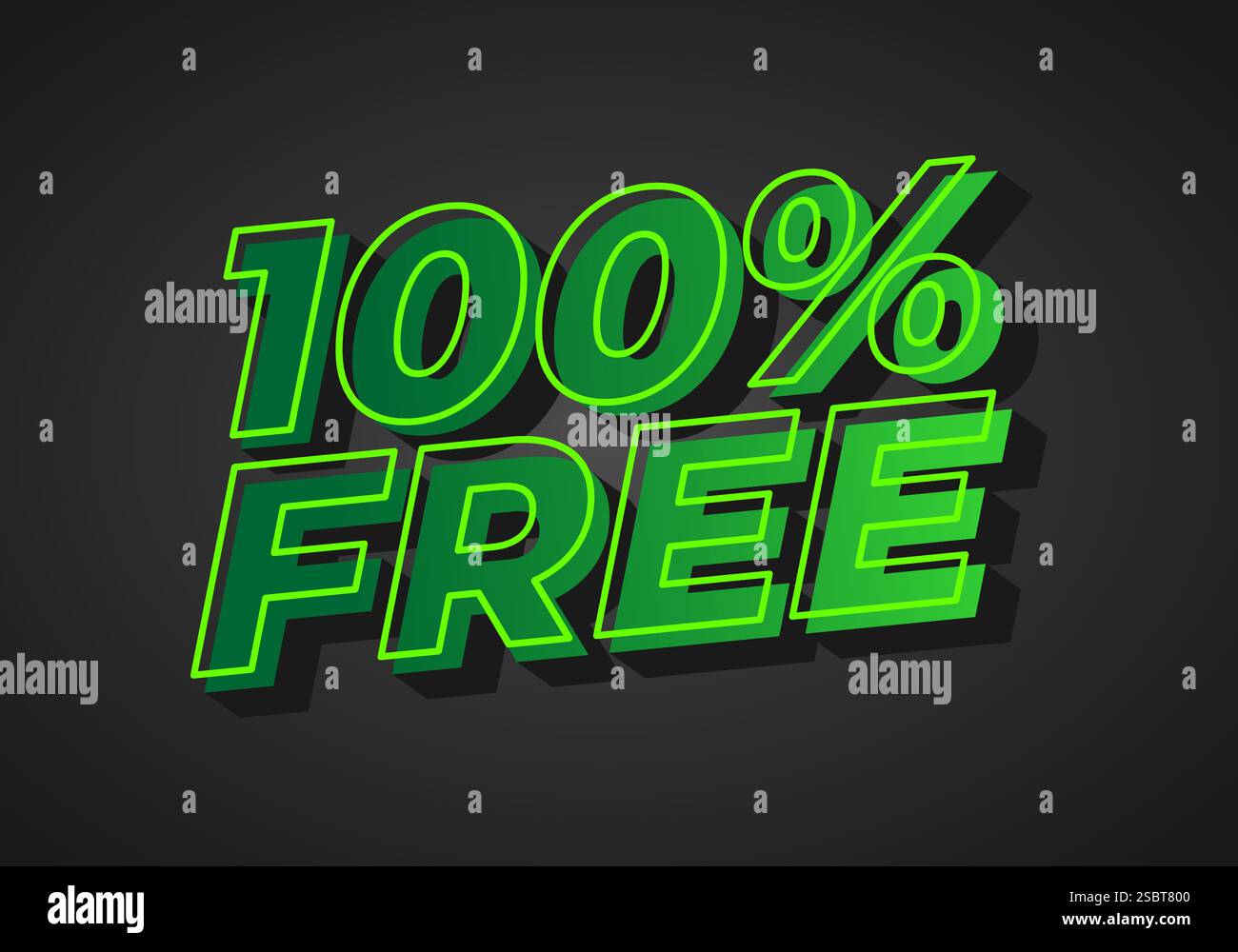100% free. Text effect design in bold font for promotion ads Stock ...