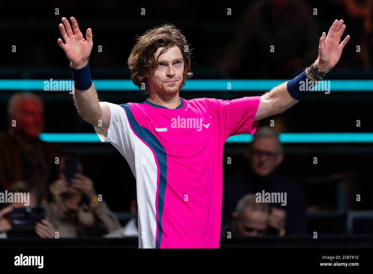 Rotterdam, Netherlands. 04th Feb, 2025. ROTTERDAM, NETHERLANDS - FEBRUARY 4: Andrey Rublev of ...