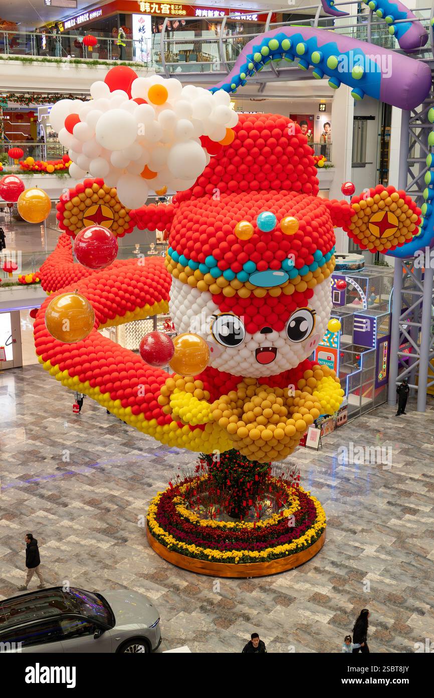 ZhongShan GuangDong China-January 29, 2025: Chinese New Year ...