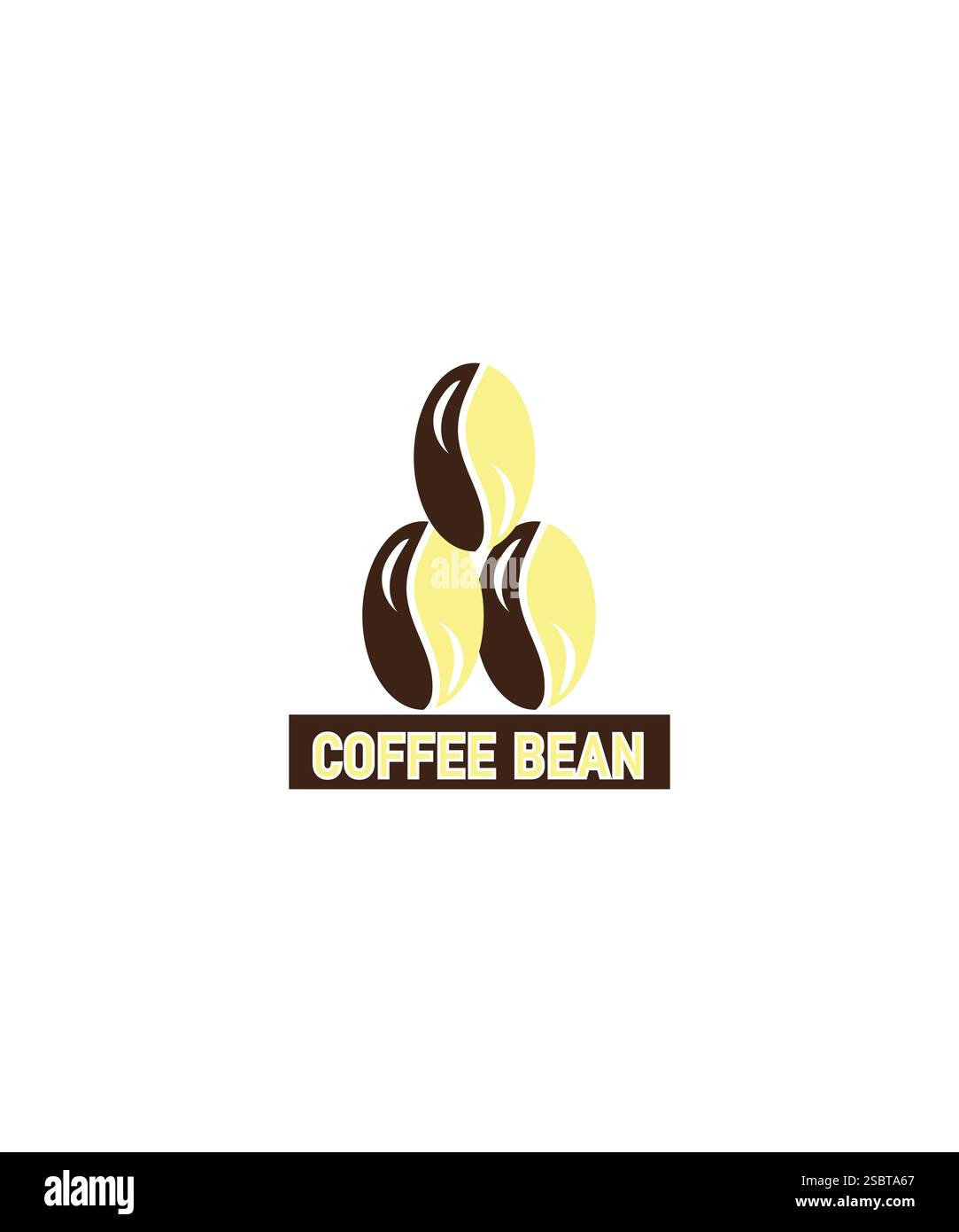 Coffee bean logo, Coffee shop logo design, vector illustration Stock ...