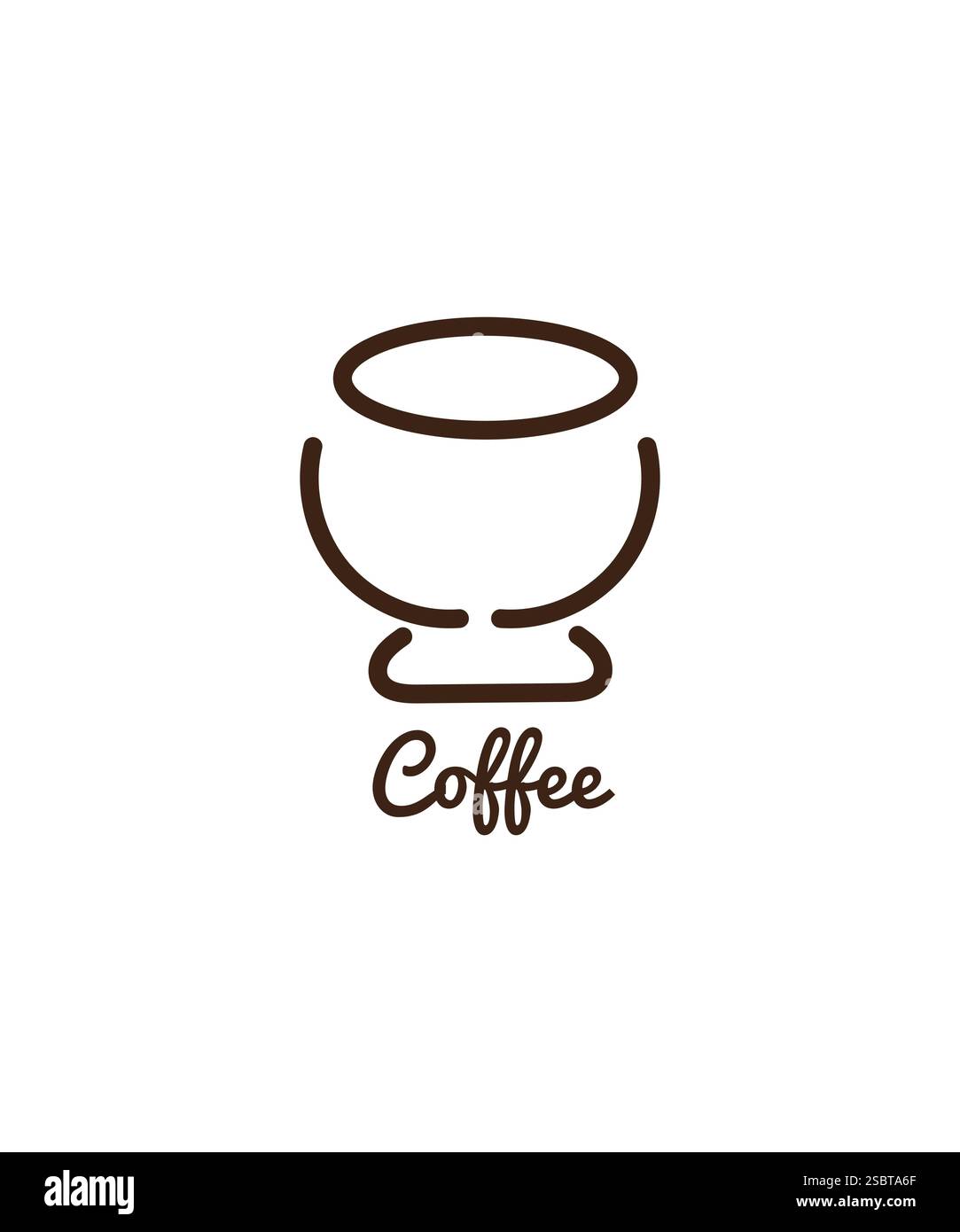 abstract Coffee cup logo, Coffee shop logo design, cafe cup logo ...
