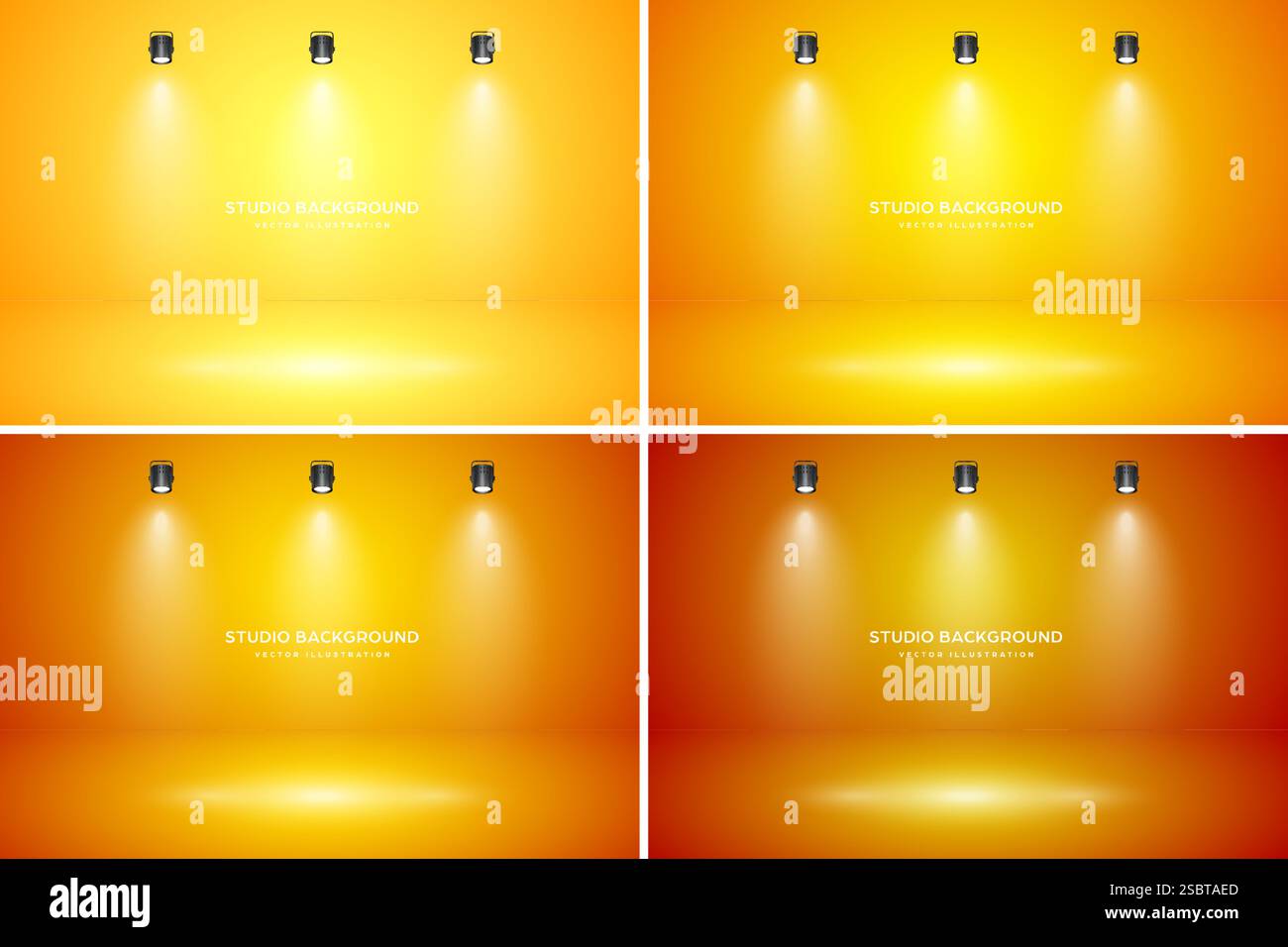 Empty studio abstract background, soft spotlight effect, smooth ...