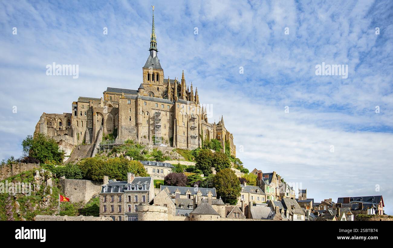 Der UNESCO-Welterbe-Klosterberg Mont-Saint-Michel, Baie du Mont-Saint ...