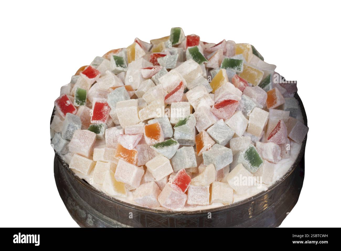 Traditional Turkish Delight (Rahat Lokum Stock Photo - Alamy