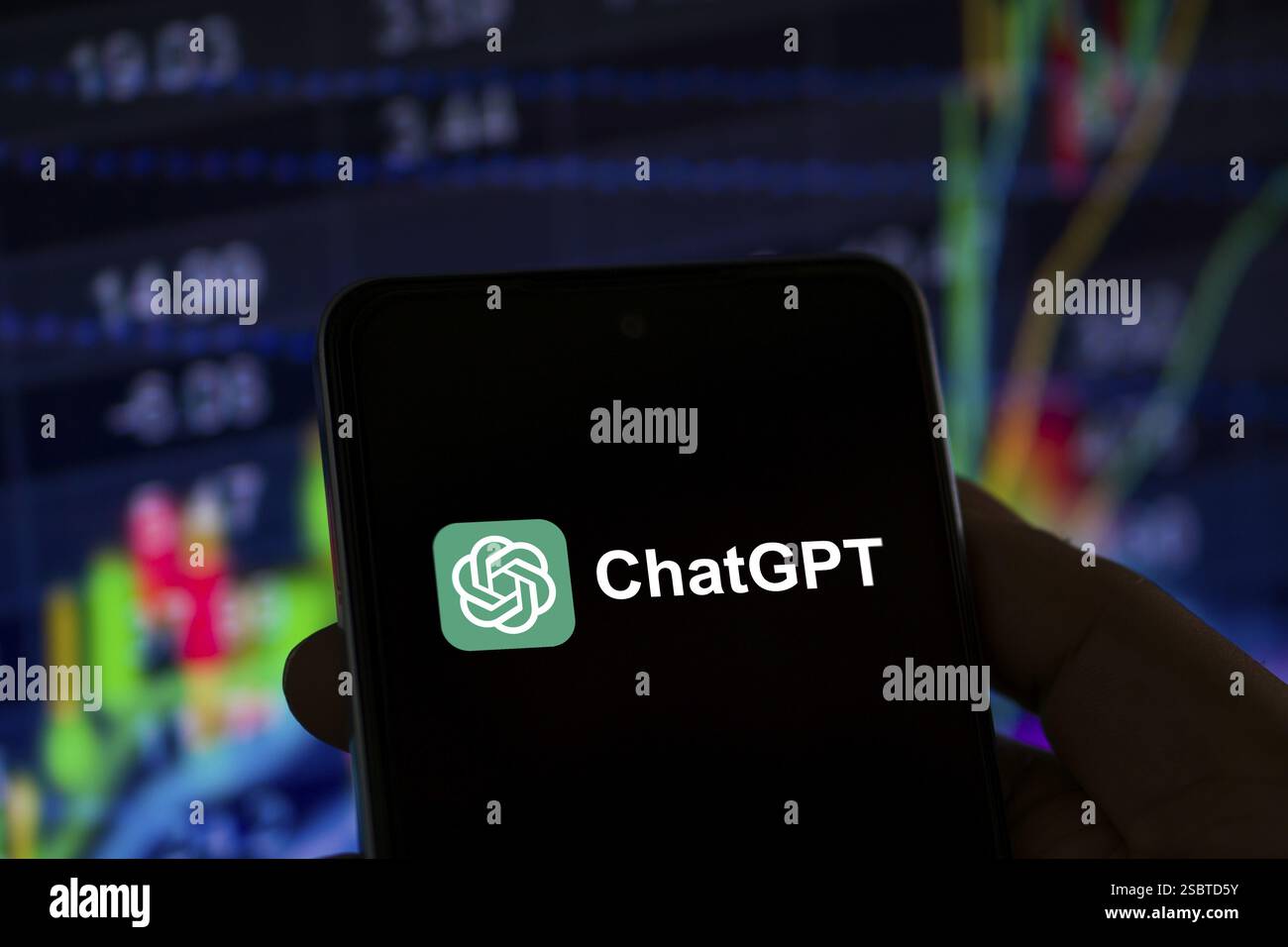 ChatGpt Logo on stock market Stock Photo - Alamy