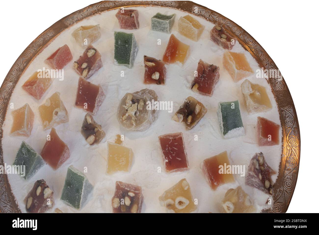 Traditional Turkish Delight (Rahat Lokum Stock Photo - Alamy