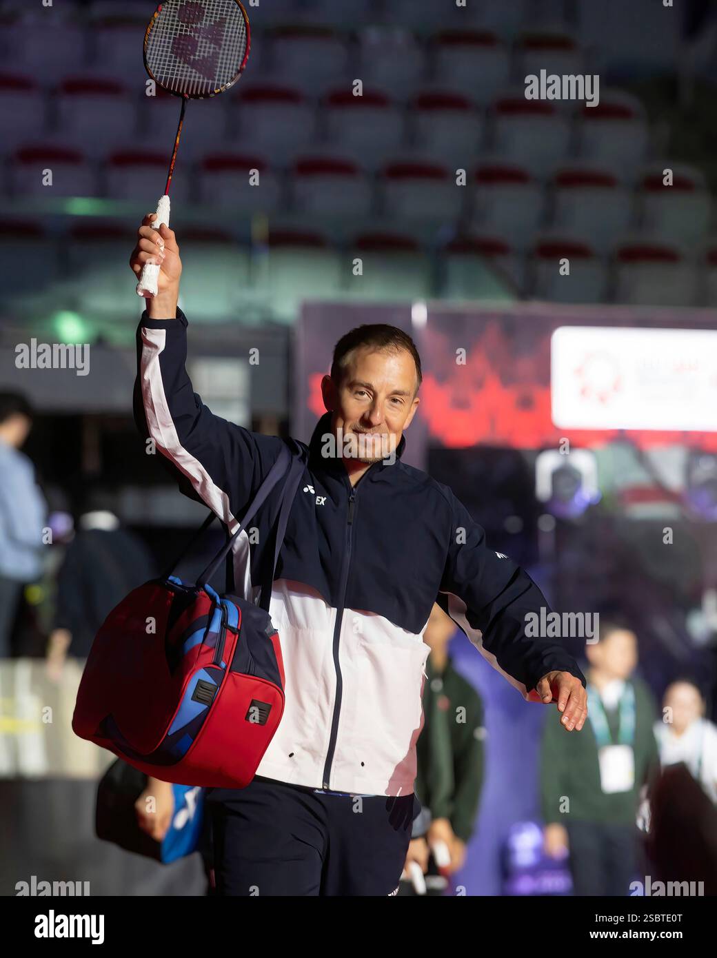 Peter Gade at the International BWF Badminton Tournament in Calgary ...