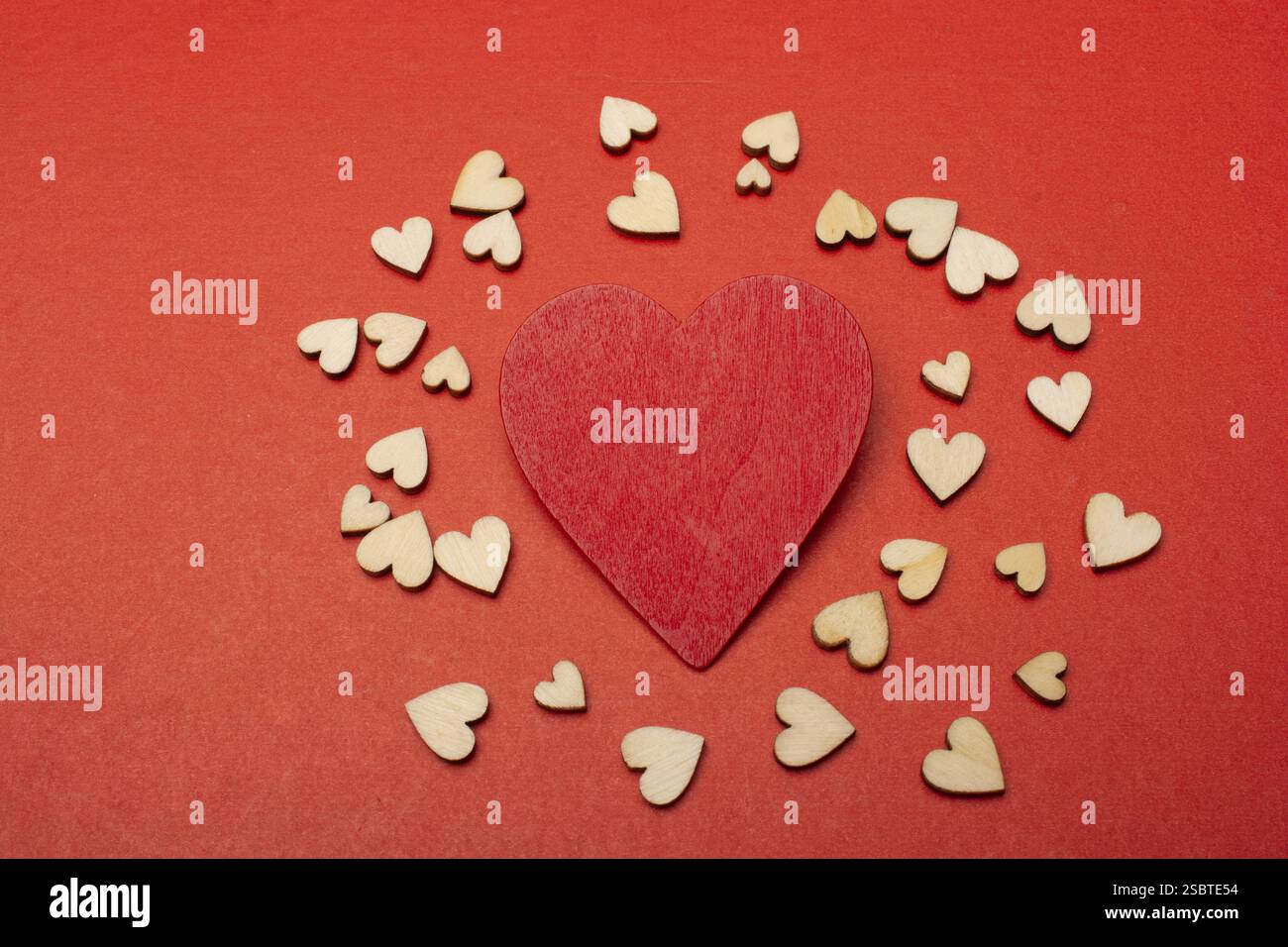 Heart shaped object in view as love conception Stock Photo - Alamy