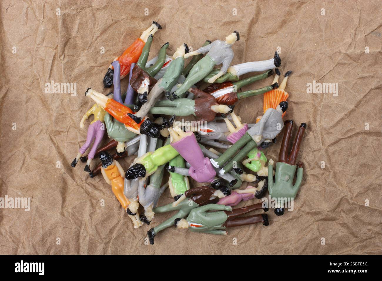 Crowd of miniature people. C A lot of people Stock Photo - Alamy