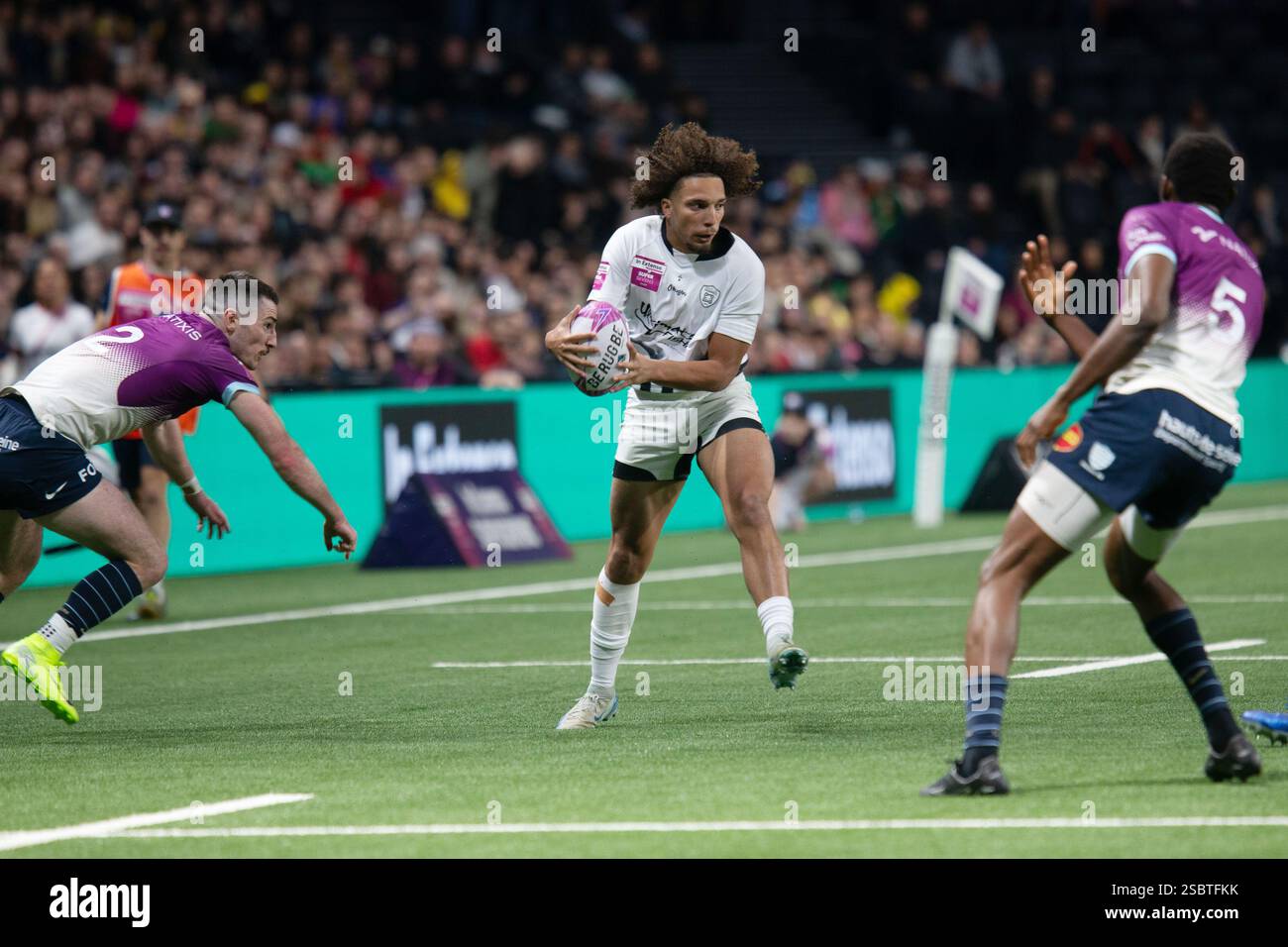 Nanterre, France. 01st Feb, 2025. Men's, Racing Sevens v RC Vannes ...