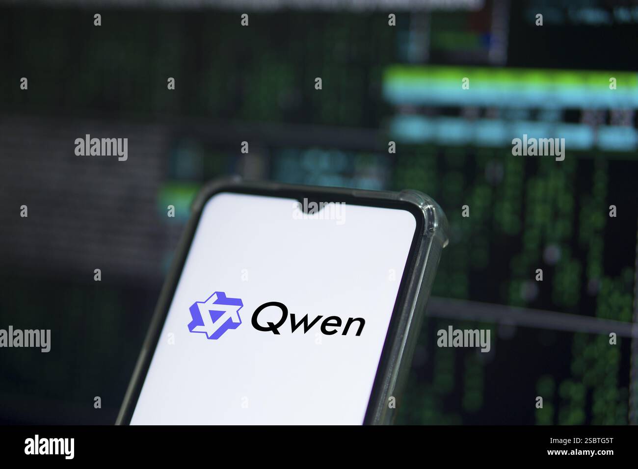 Alibaba Qwen 2.5 logo is displayed on smartphone Stock Photo - Alamy