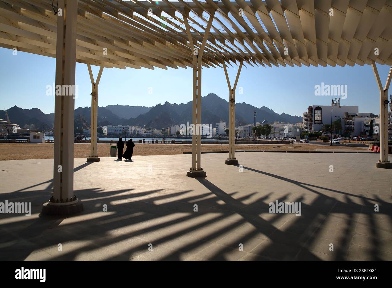 The modern shaped architecture of the fish market (dated from 2017) in ...