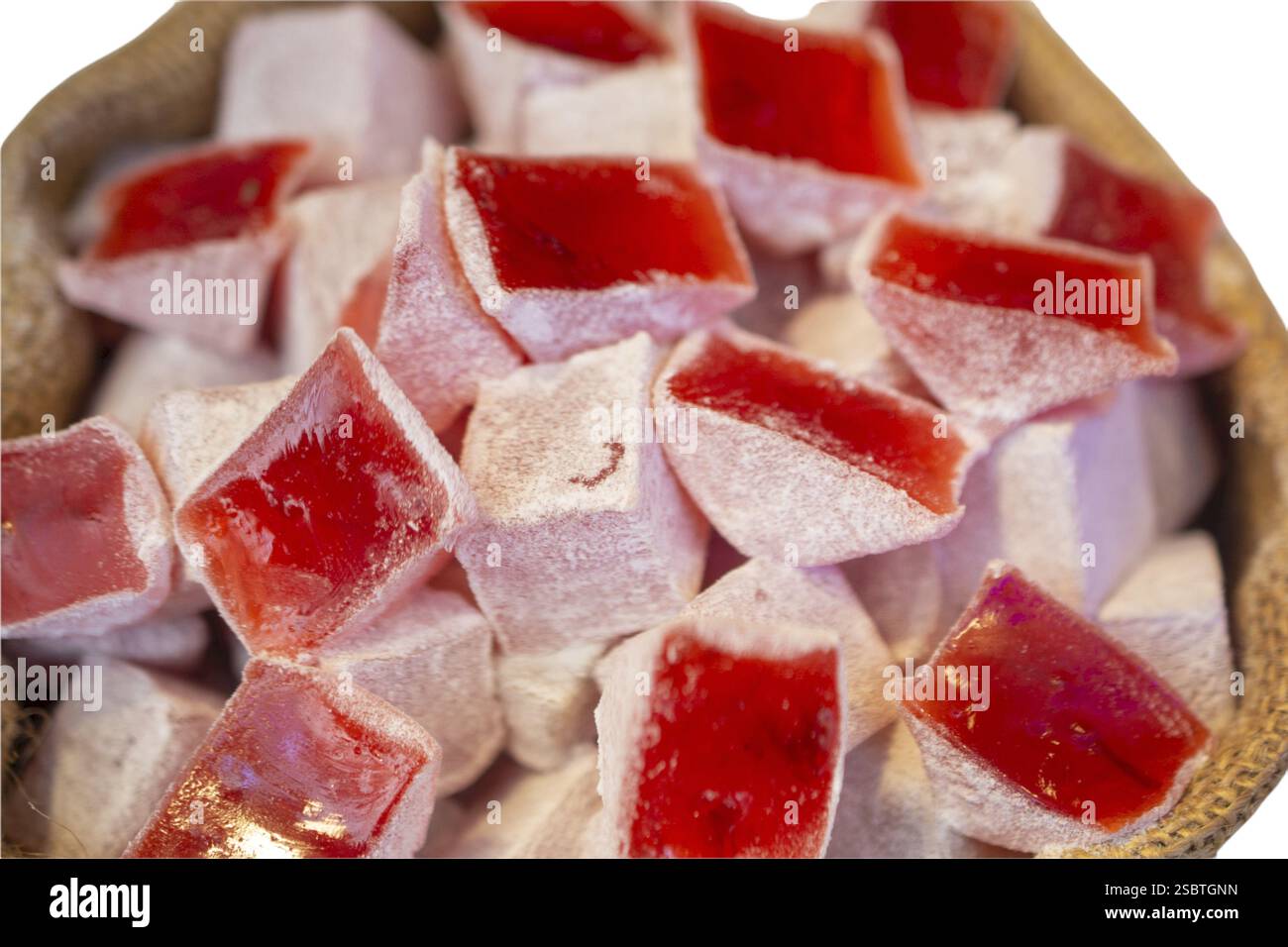 Traditional Turkish Delight (Rahat Lokum Stock Photo - Alamy
