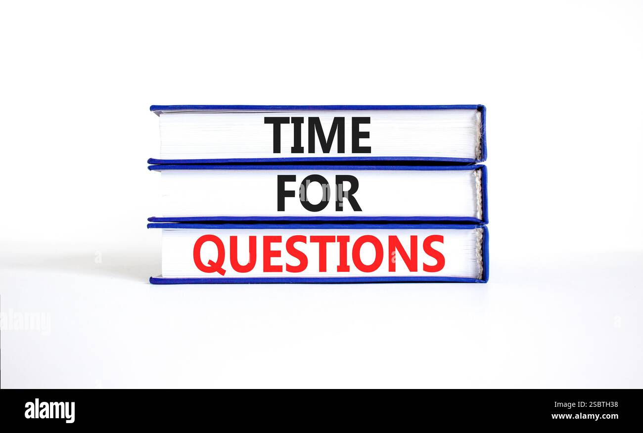 Time for questions symbol. Concept words Time for questions on ...