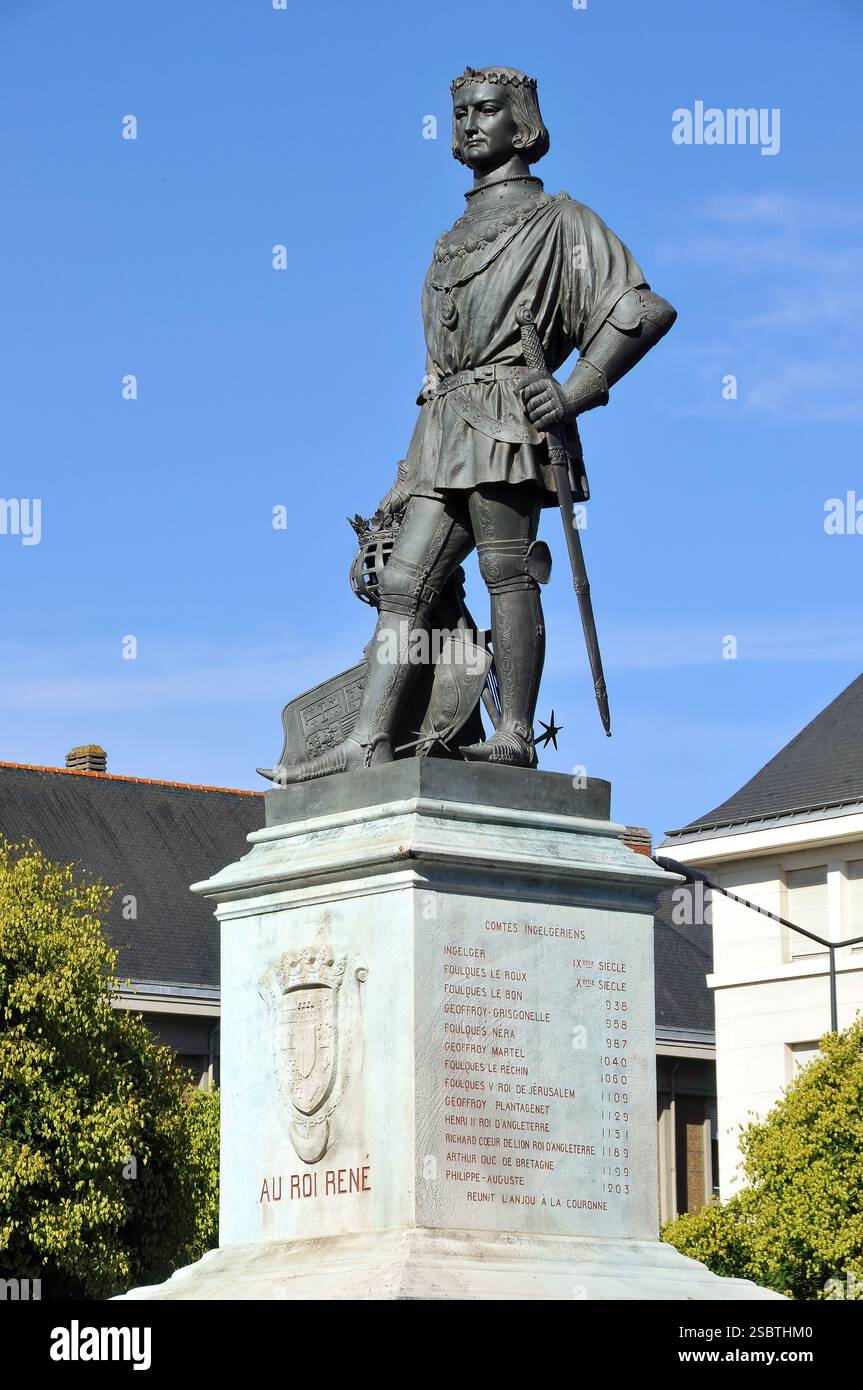 Statue king rene hi-res stock photography and images - Alamy