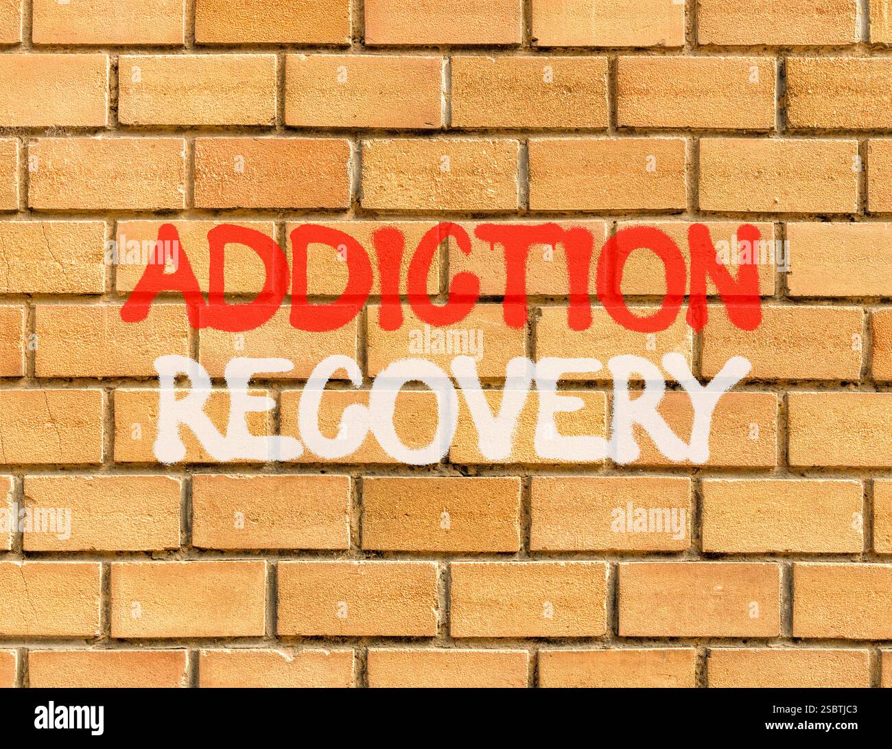 Addiction recovery symbol. Concept words Addiction recovery on ...