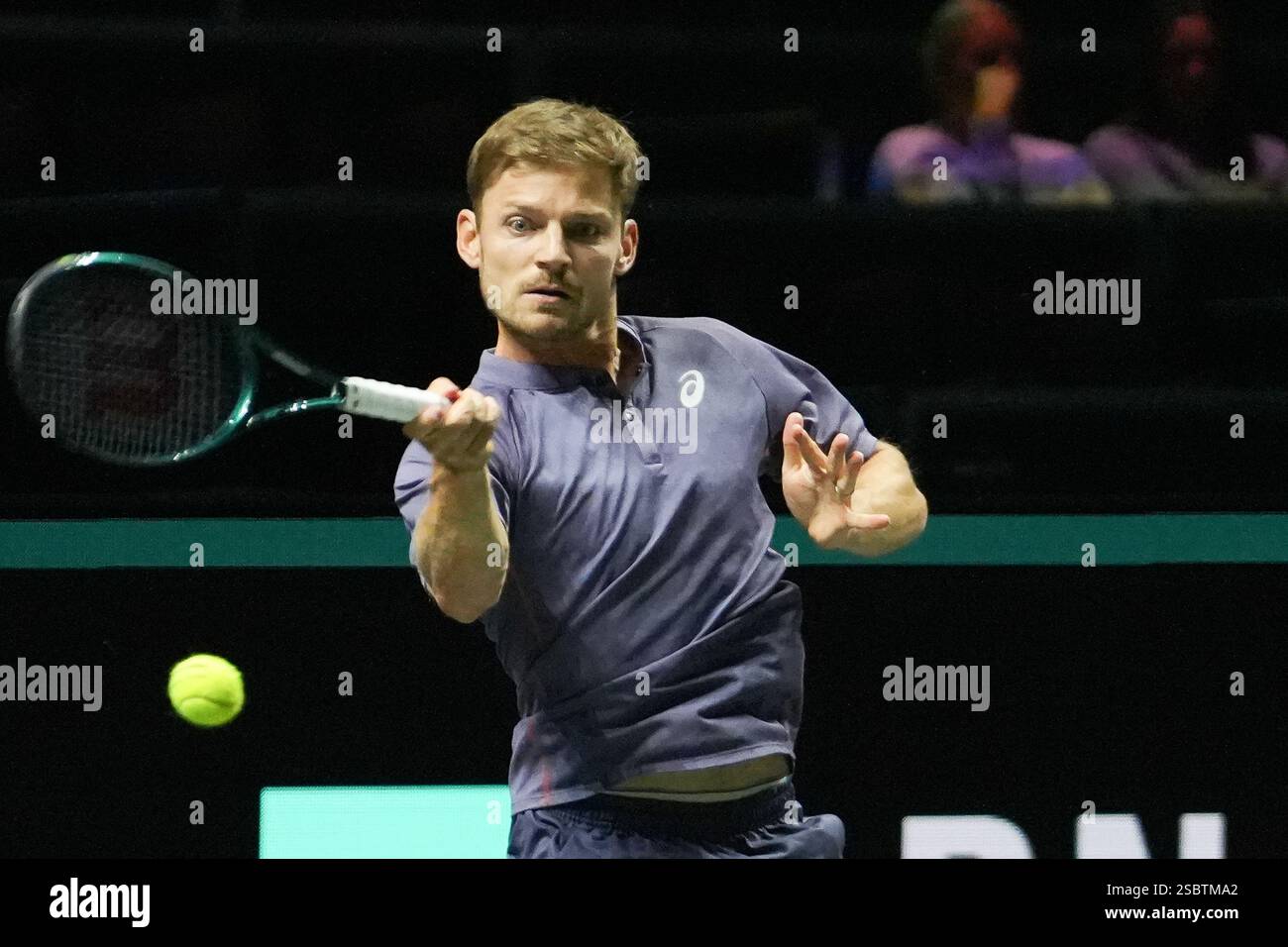 Rotterdam, Netherlands. 04th Feb, 2025. David Goffin of Belgique during ...