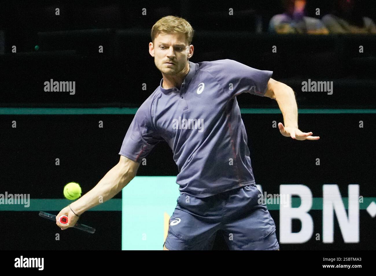 Rotterdam, Netherlands. 04th Feb, 2025. David Goffin of Belgique during the ABN AMRO Open 2025 ...