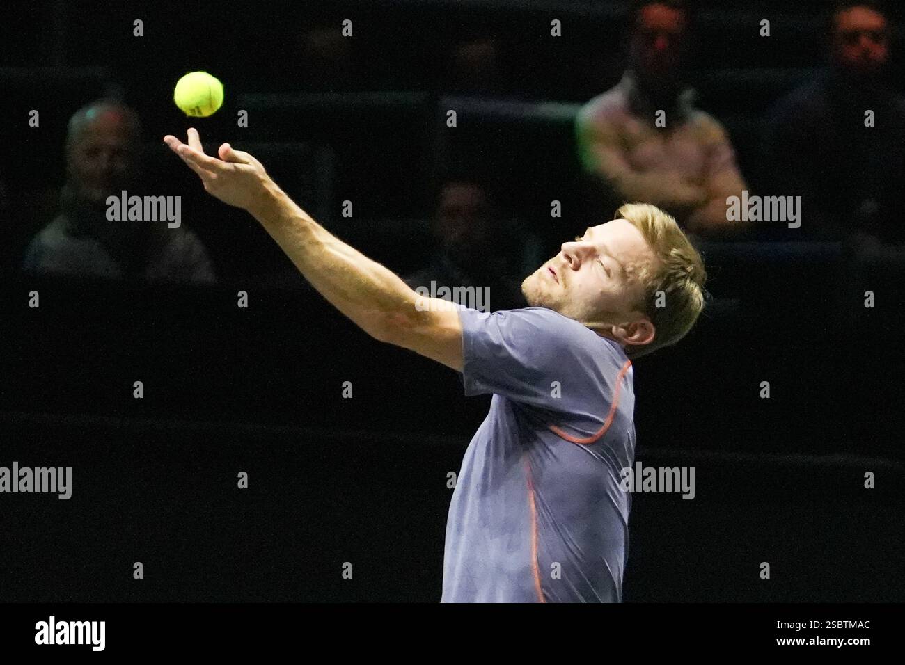 Rotterdam, Netherlands. 04th Feb, 2025. David Goffin of Belgique during ...