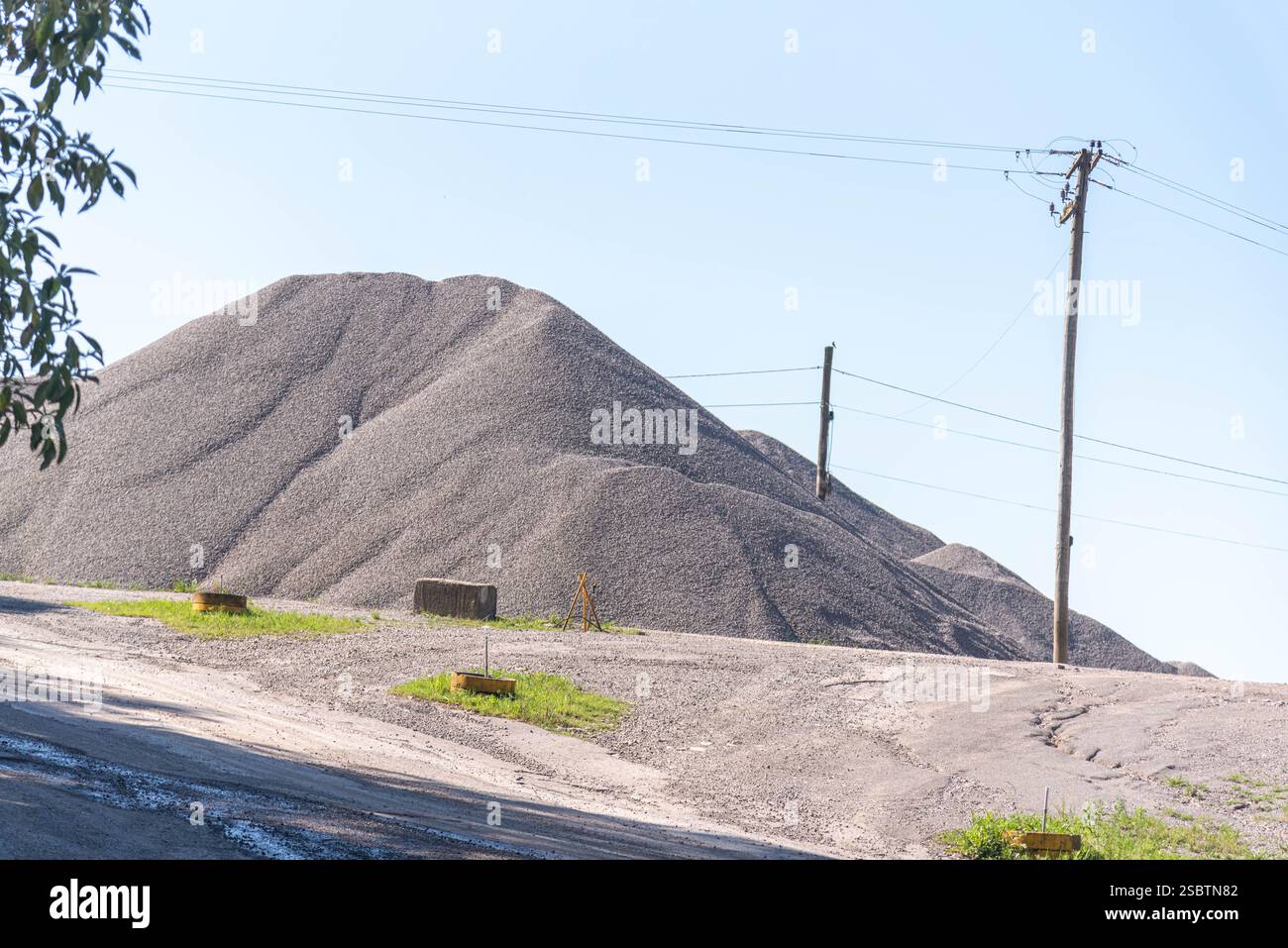 Crushed stone production industry in the city of Itaara, RS, Brazil ...