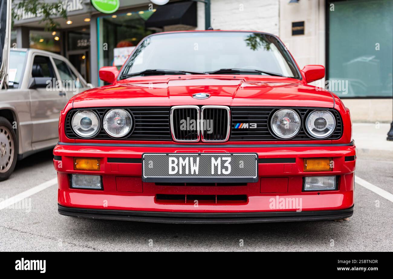 Chicago, Illinois - September 29, 2024: BMW e30 M3 parked on the street ...