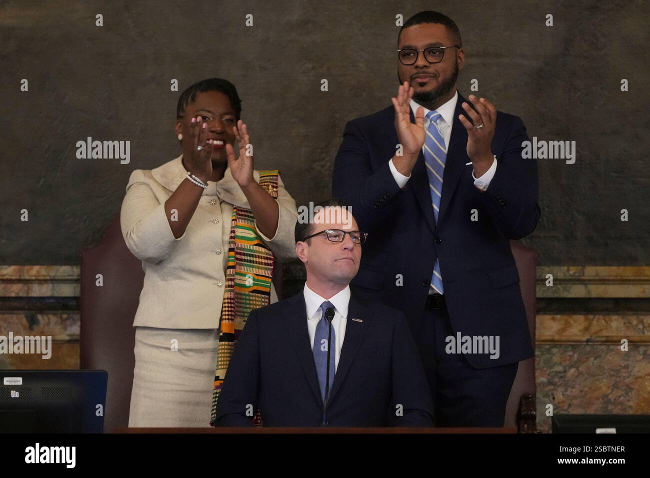 Pennsylvania Gov. Josh Shapiro delivers his budget address for the 2025 ...